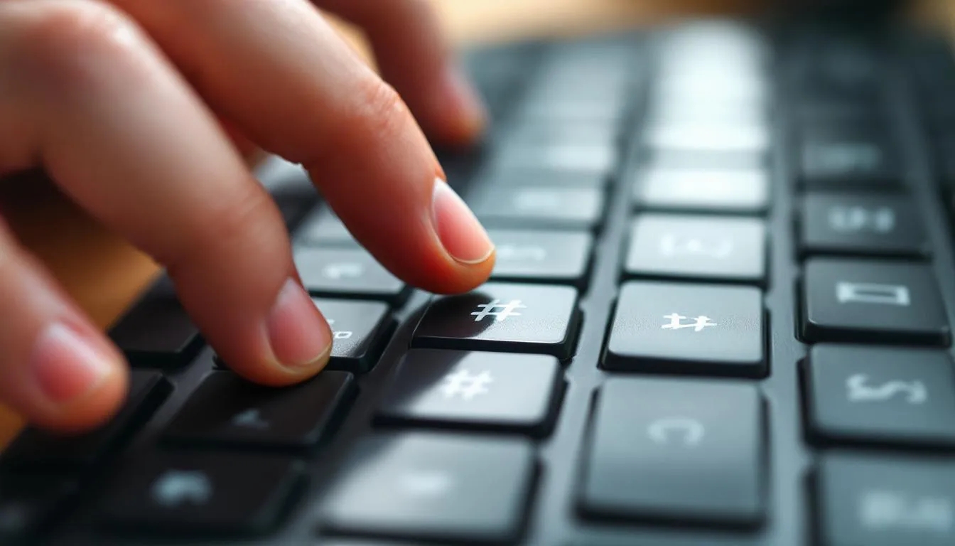 Maîtriser comment faire le hashtag sur clavier azerty pour les débutants